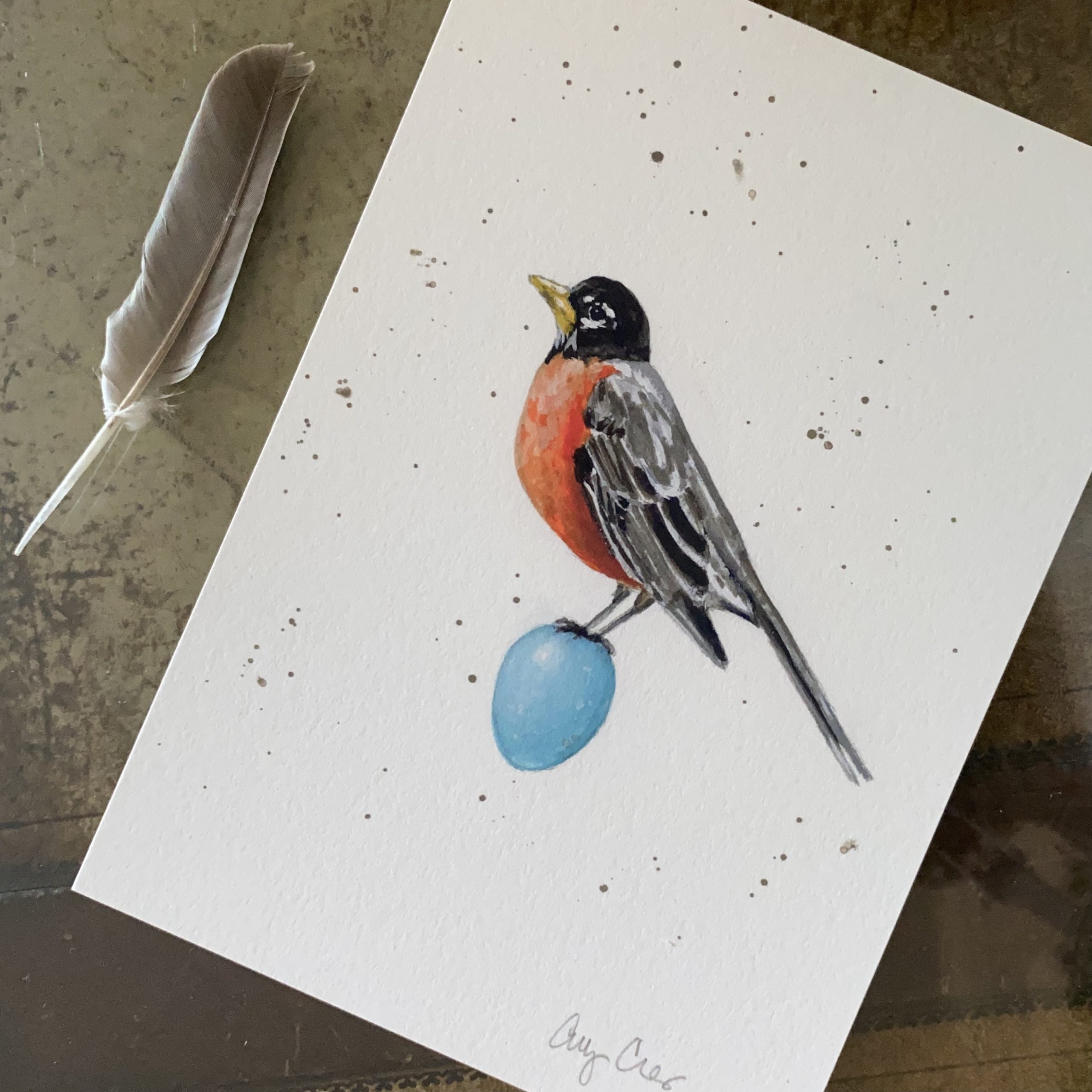 "Robin" Print – Amy Crews | Southern Fine Art